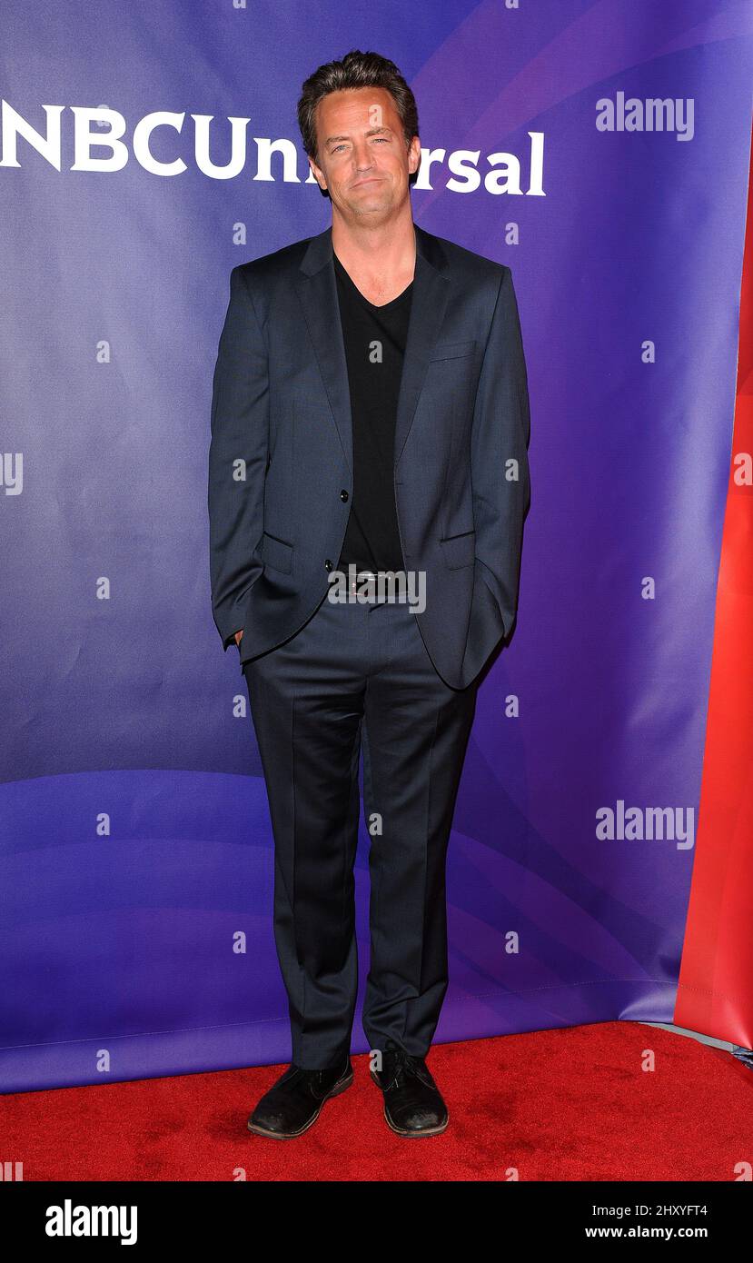 Matthew Perry attending the 2012 NBCUniversal Summer TCA Press Tour ...