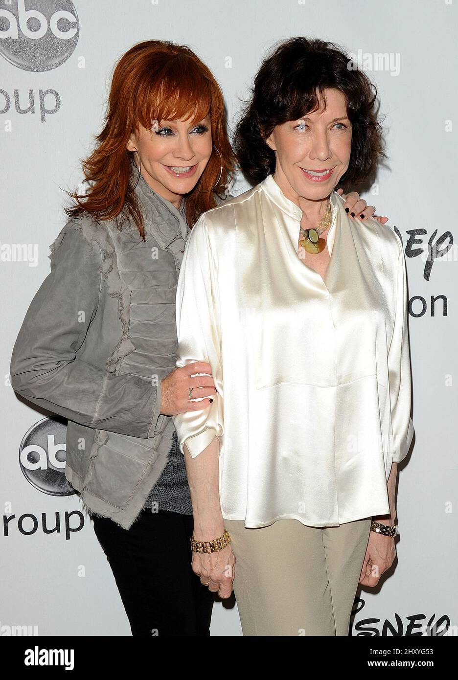 Reba McEntire and Lily Tomlin attending the Disney ABC Television Group ...