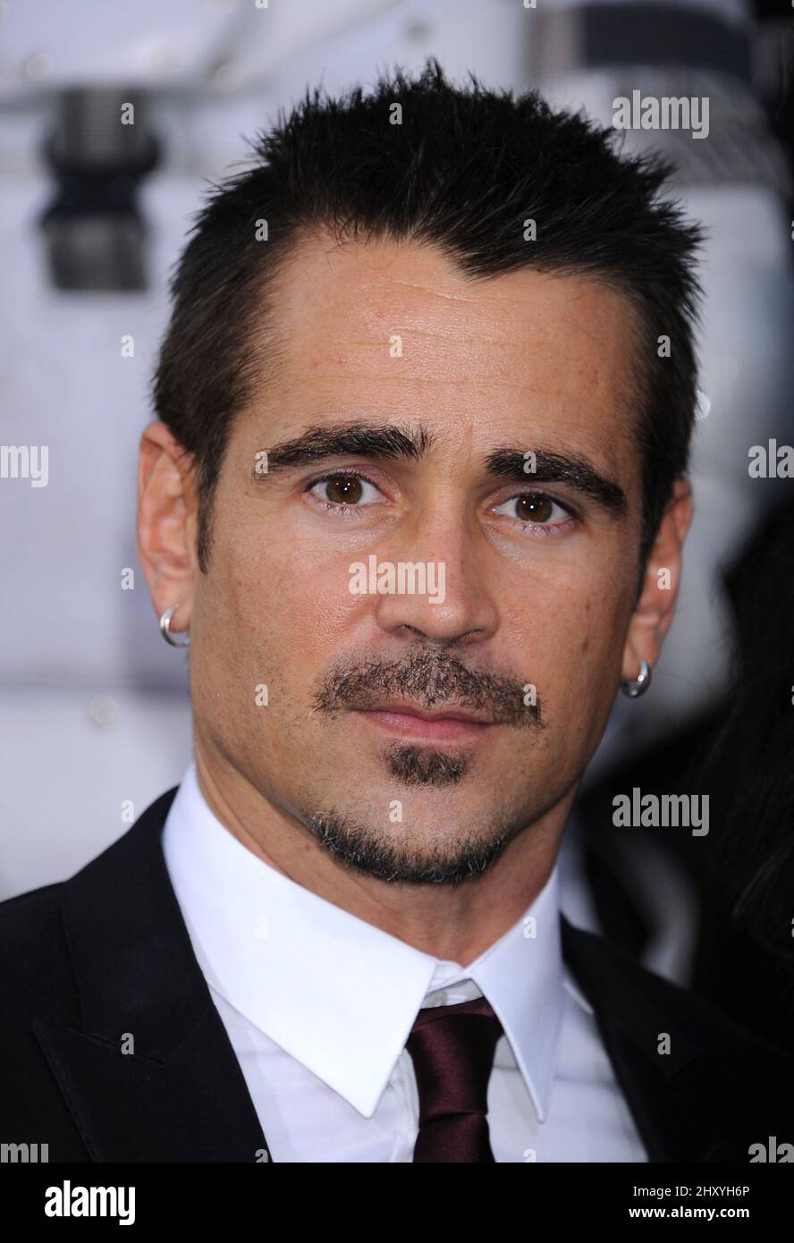 Colin Farrell attends the "Total Recall" Los Angeles premiere held at ...