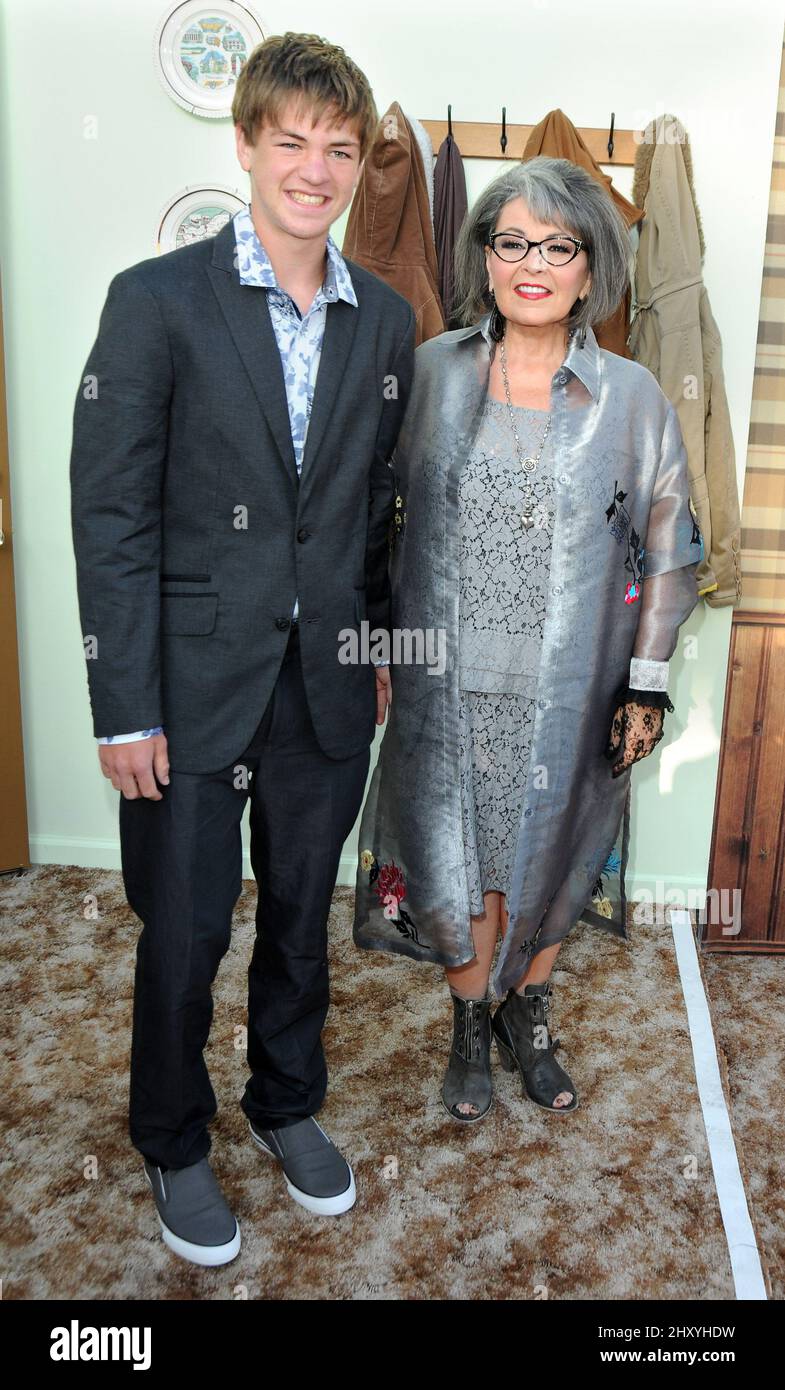 Buck Thomas, Roseanne Barr during The Comedy Central Roast of Roseanne, held at the Hollywood ...