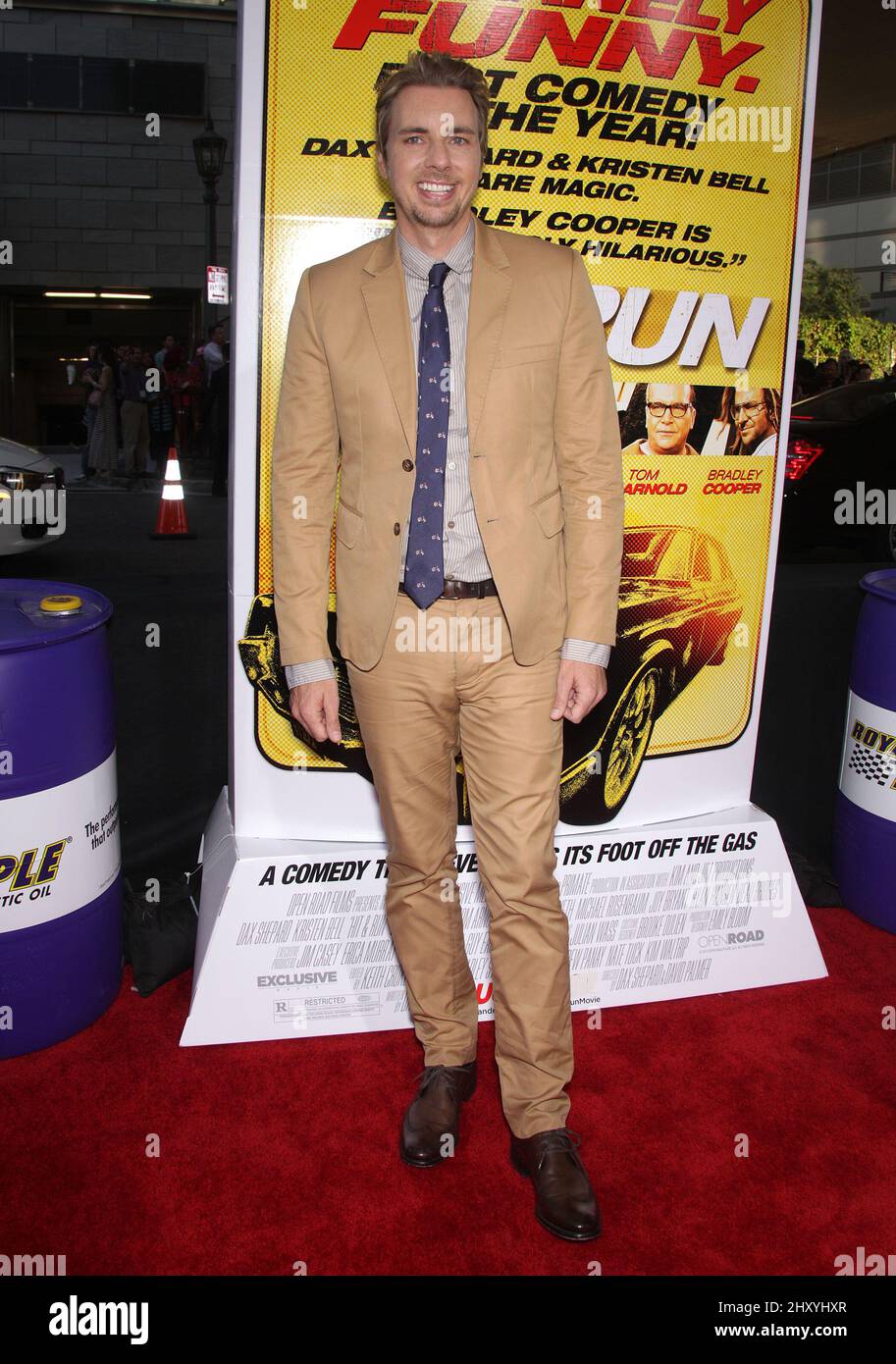 Dax Shepard attends the "Hit and Run" Los Angeles Premiere, Los Angeles ...