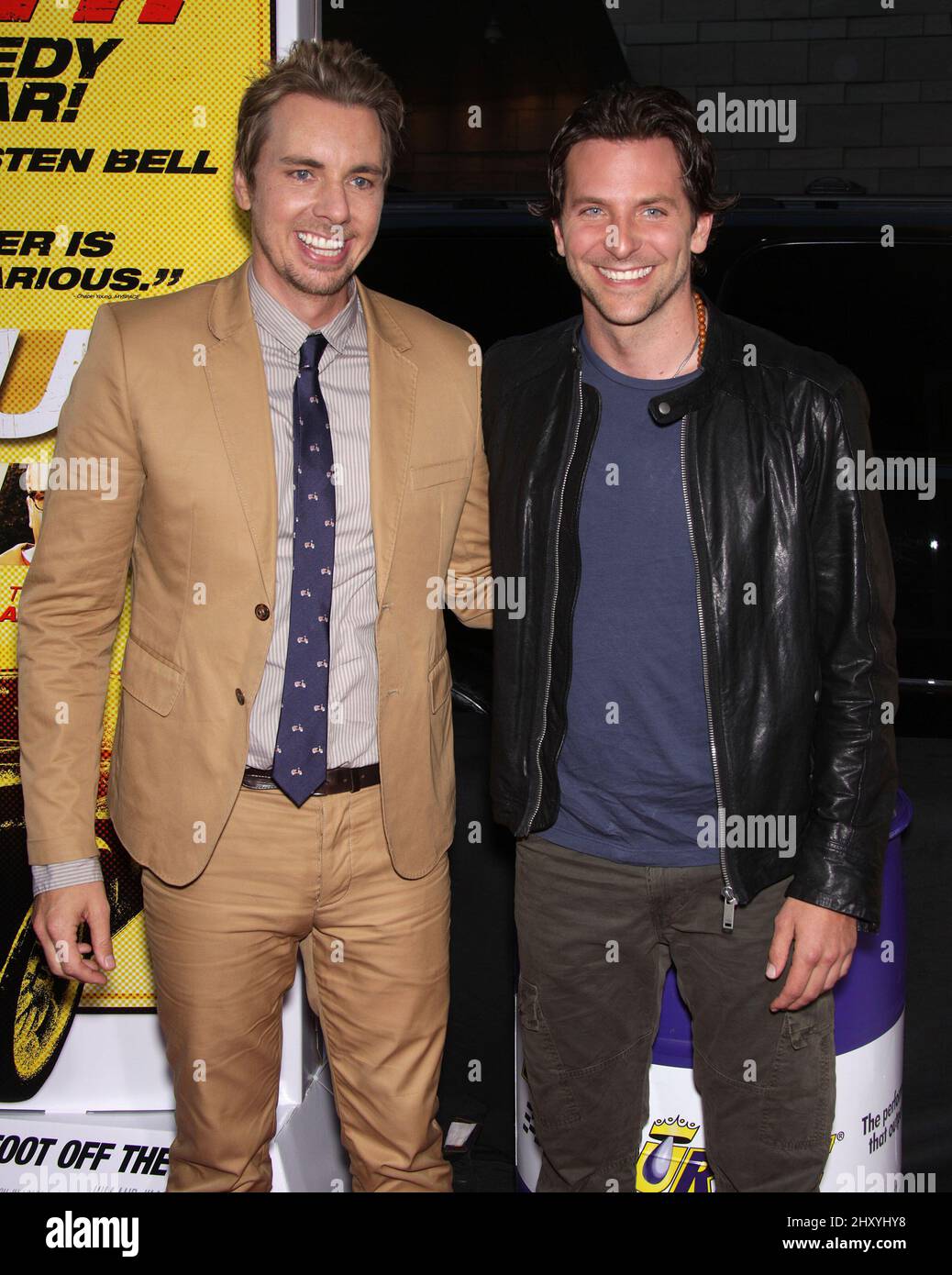 Bradley Cooper & Dax Shepard attends the "Hit and Run" Los Angeles ...
