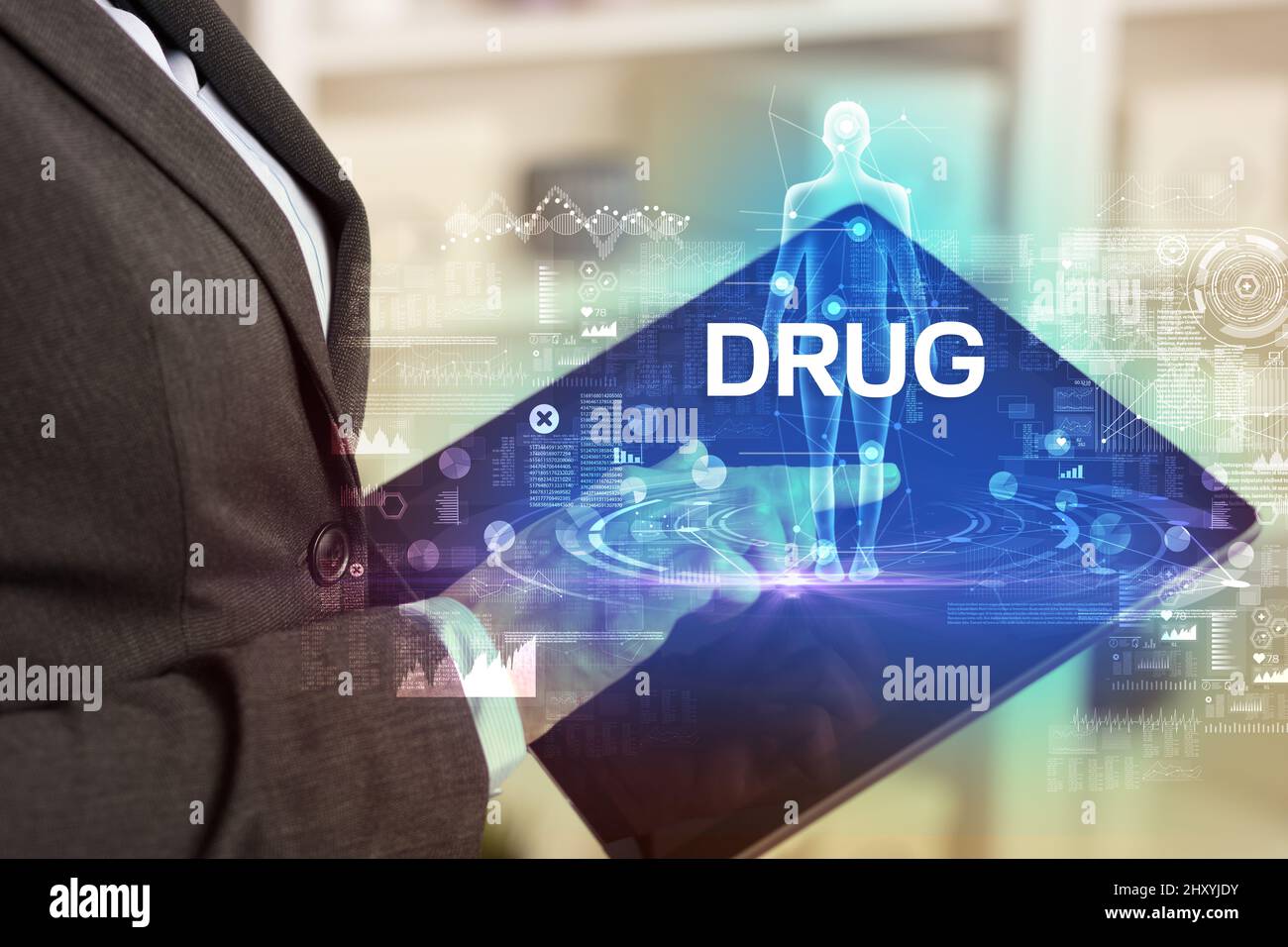 Electronic medical record, tech concept Stock Photo - Alamy