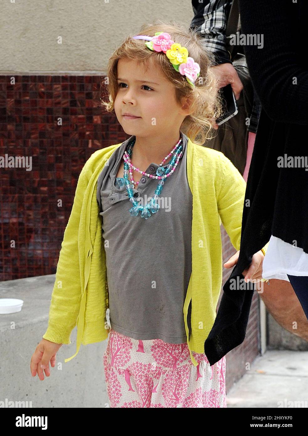 Honor Warren, daughter of Jessica Alba and Cash Warren, seen out in ...