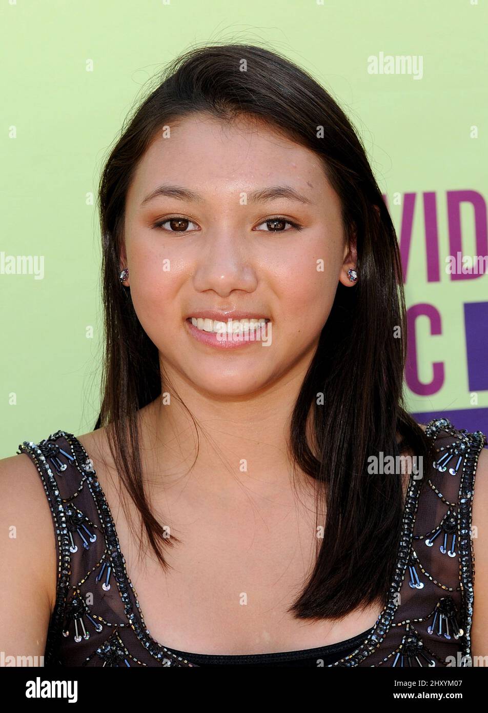 Kyla Ross attending the 2012 MTV VMA Press Conference at the Staple ...