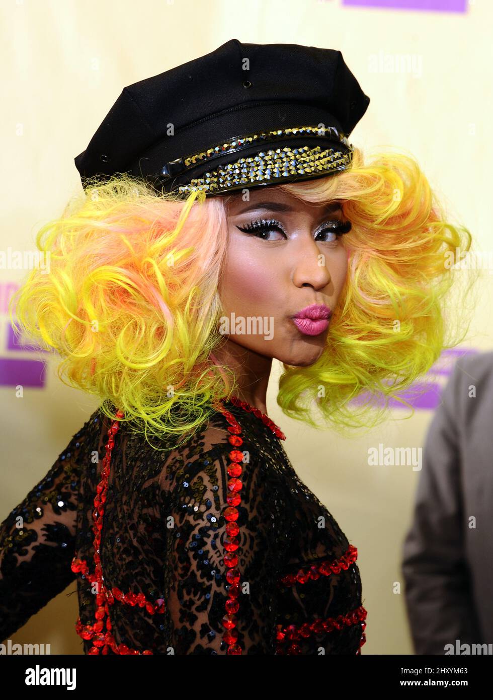 Nicki Minaj arriving at the 2012 MTV Video Music Awards at Staples ...