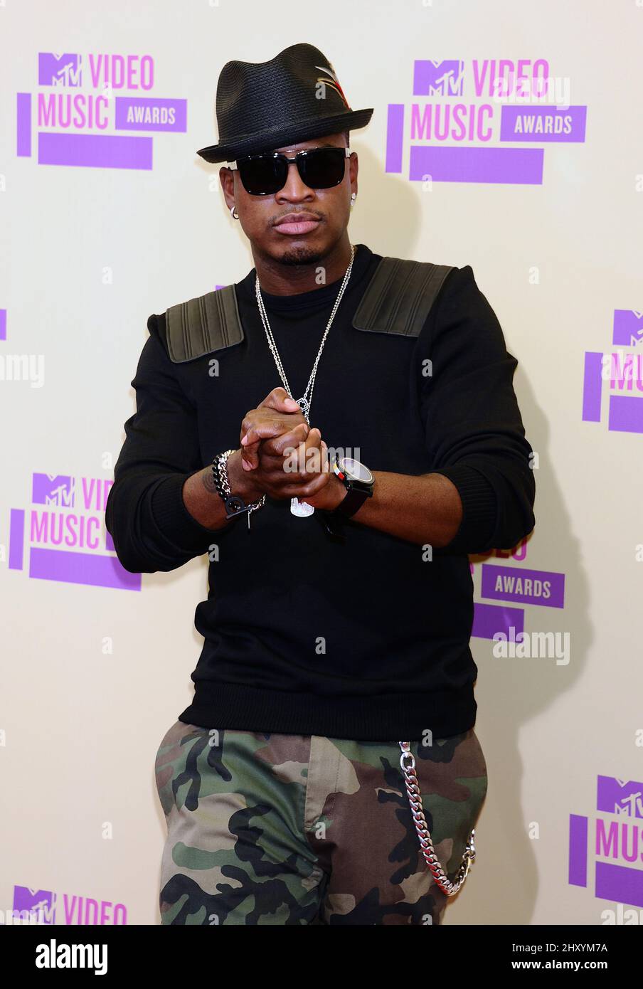 Ne-Yo arriving at the 2012 MTV Video Music Awards at Staples Centre ...