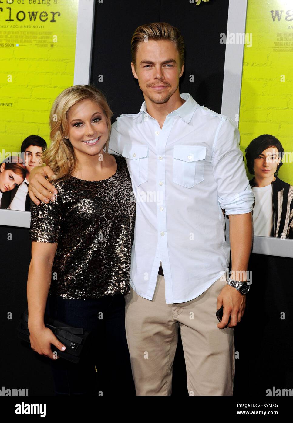 Shawn Johnson and Derek Hough attends "The Perks Of Being A Wallflower ...