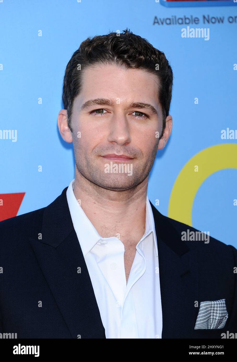 Matthew Morrison attending the "Glee" Season four premiere and ...