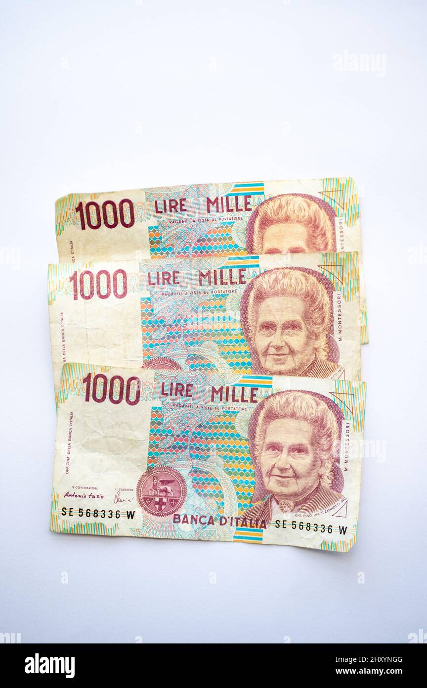 Italian Money Bills