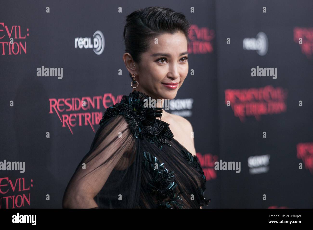 Li Bingbing attending the "Resident Evil: Retribution" US Premiere held ...