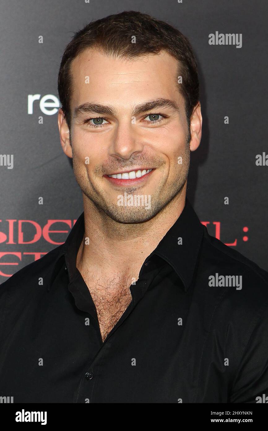 Shawn Roberts attending the "Resident Evil: Retribution" US Premiere ...