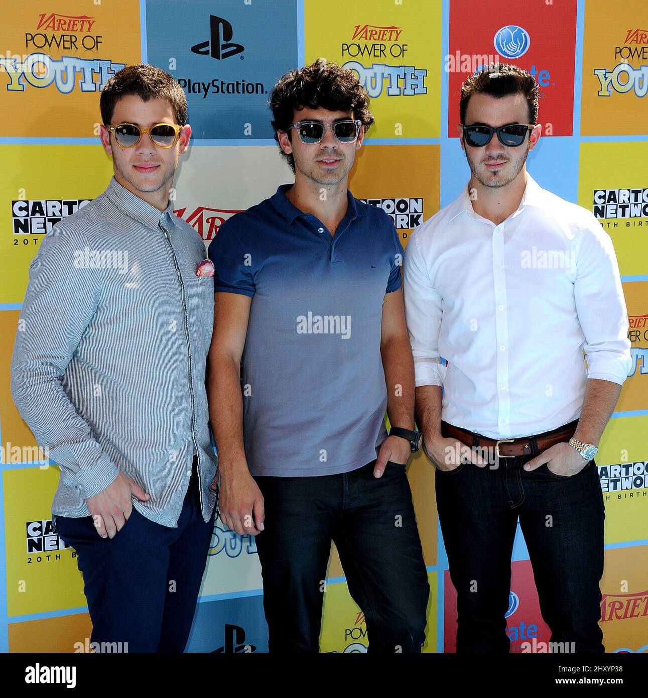 Jonas Brothers attends 2012 Variety's Power Of Youth held at Paramount ...