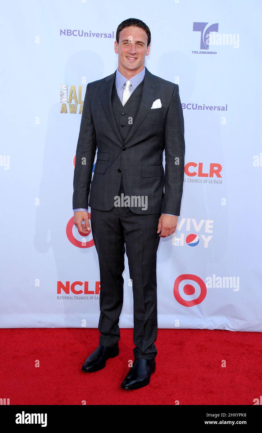 Ryan Lochte attends the 2012 NCLR ALMA Awards held at the Pasadena ...
