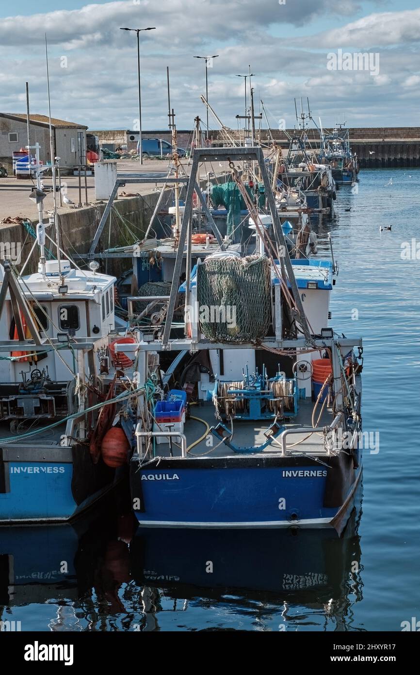 Hopeman harbour hi-res stock photography and images - Alamy