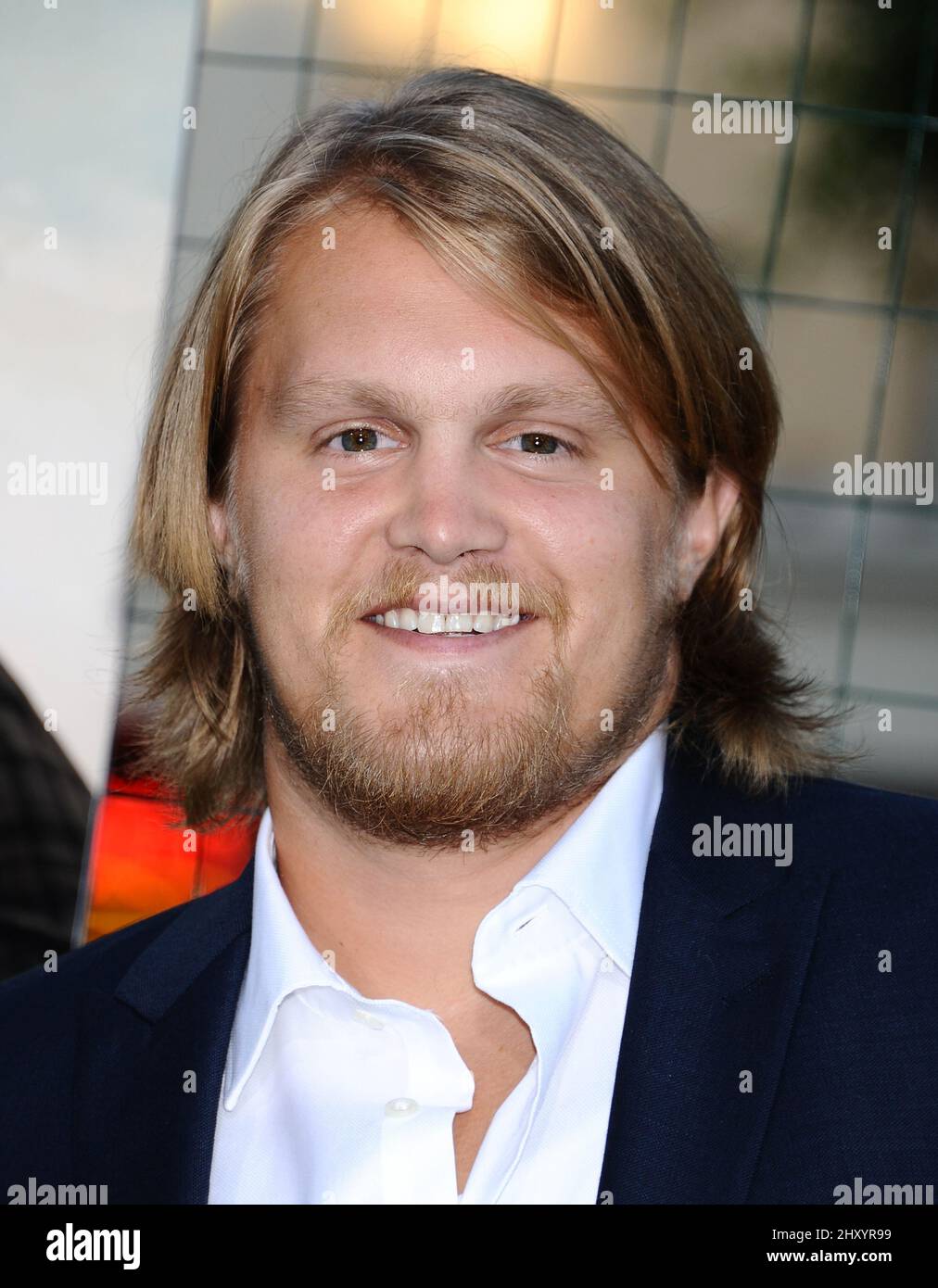 Joe Massingill attending the premiere of 'Trouble With The Curve' in ...