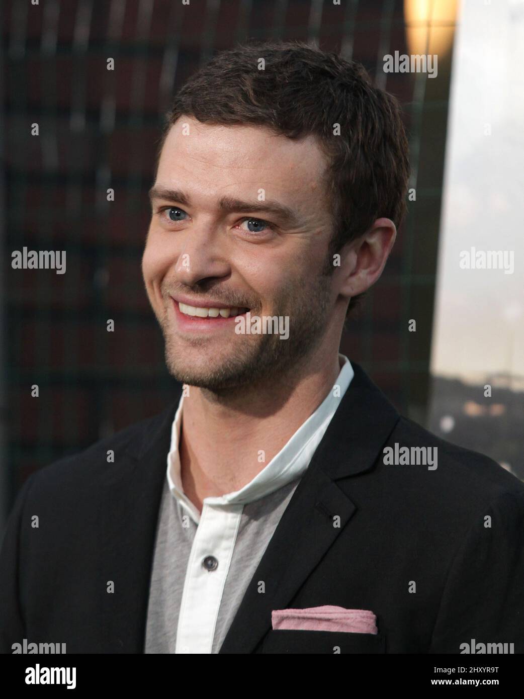 Justin Timberlake attending the premiere of 'Trouble With The Curve' in ...