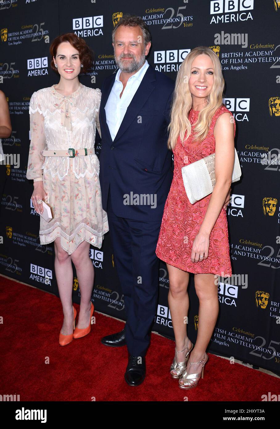 Michelle Dockery, Hugh Bonneville, Joanne Froggatt during the BAFTA Los ...