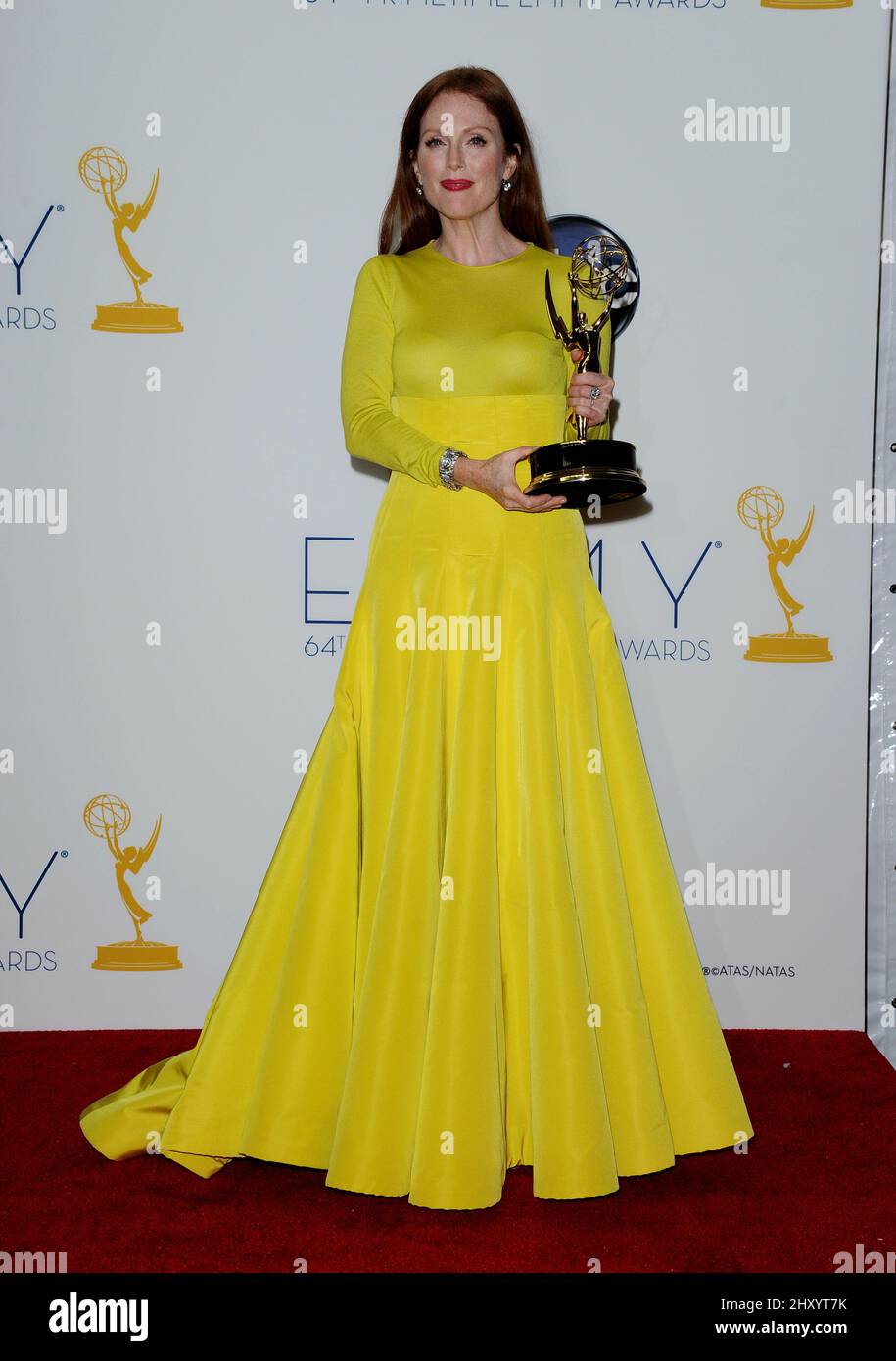Julianne Moore in the Press Room at the 64th Annual Primetime Emmy ...