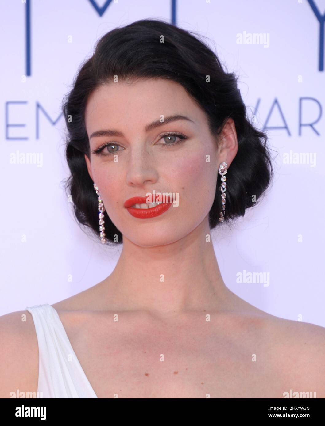 Jessica Pare attends the 64th Primetime Emmy Awards held at the Nokia ...