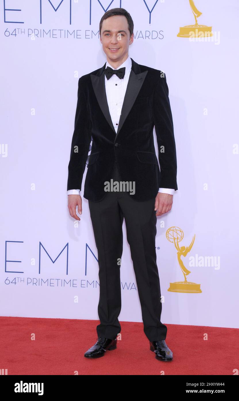 Jim Parsons attends the 64th Primetime Emmy Awards held at the Nokia Theatre, Los Angeles Stock ...