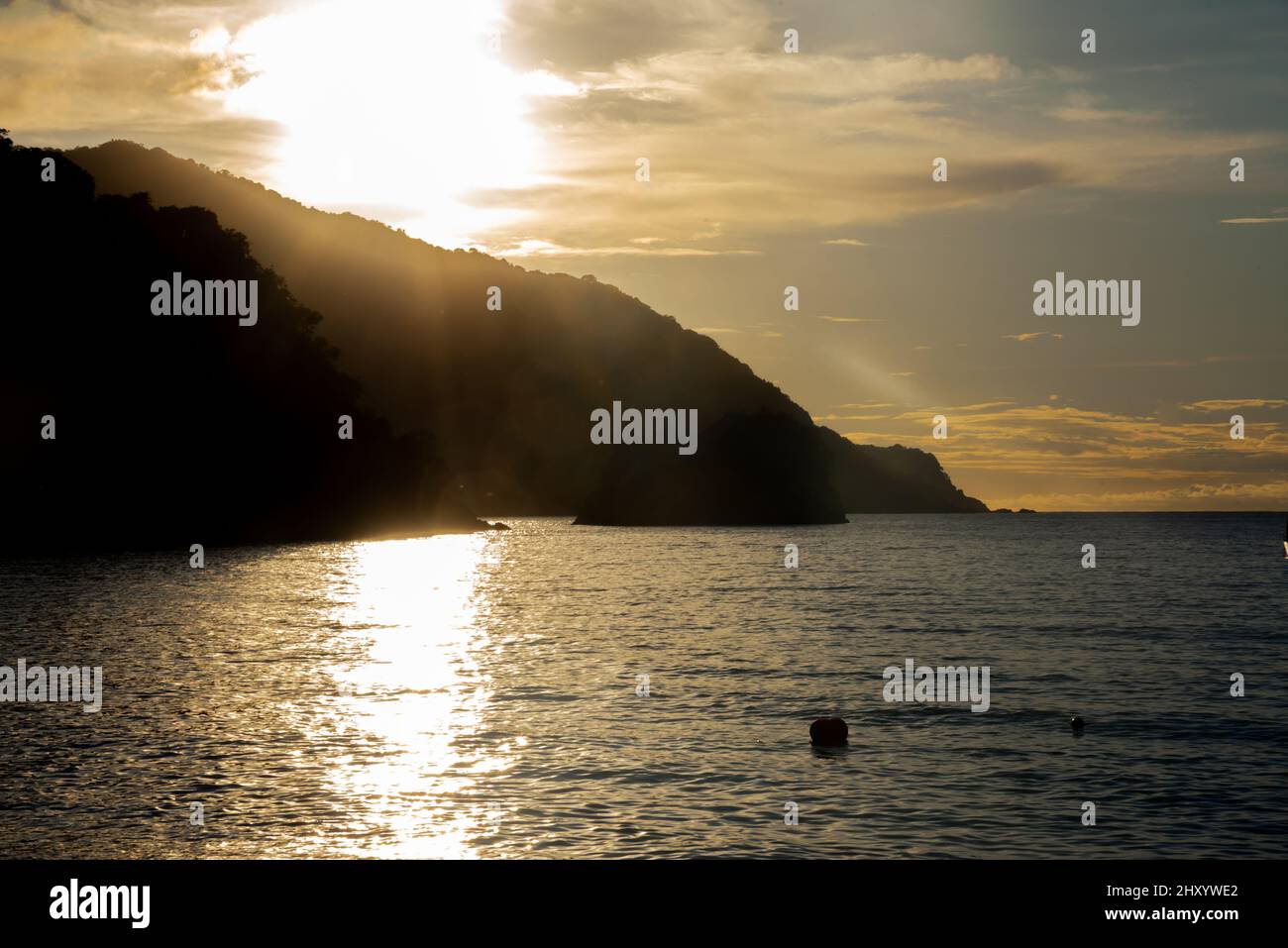 Beautiful shot of a landscape in Trinidad And Tobago during the sunrise ...