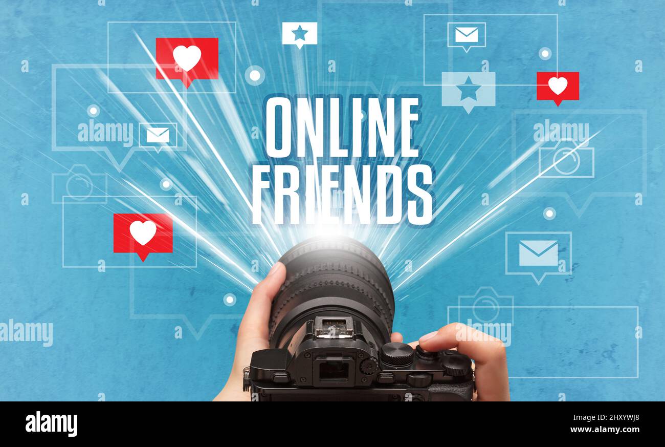 Close-up of a hand taking photos Stock Photo - Alamy