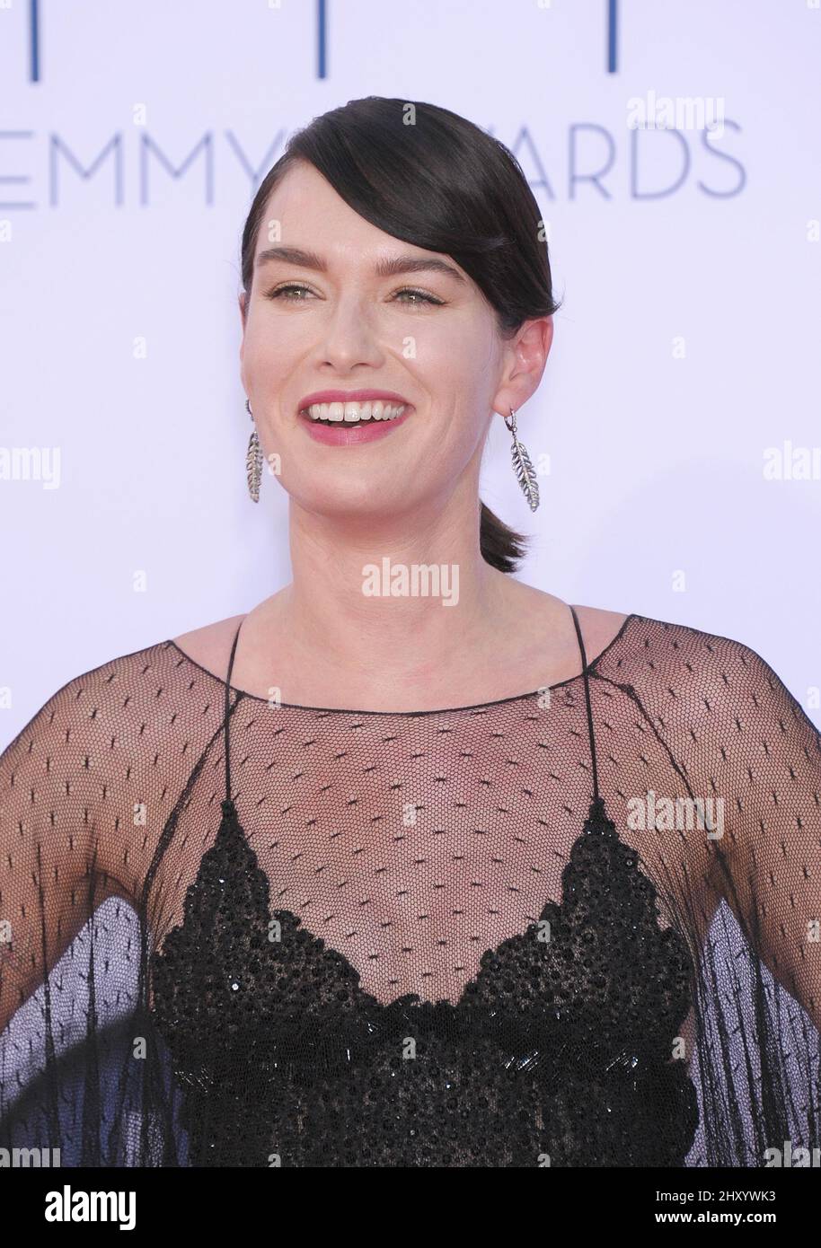Lena Headey attends the 64th Primetime Emmy Awards held at the Nokia ...