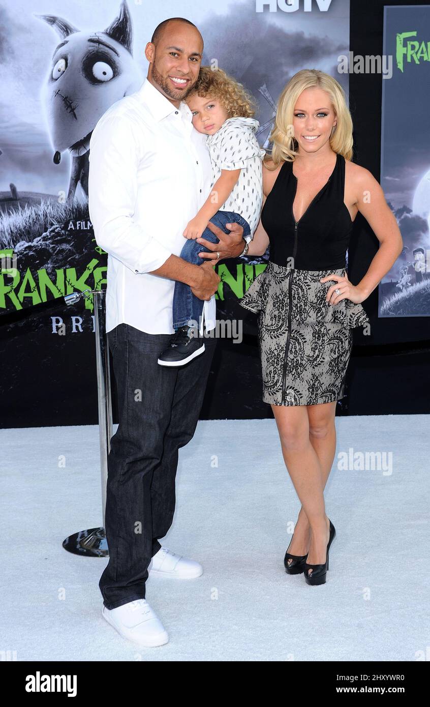 Hank Baskett, Hank Baskett Jr. and Kendra Wilkinson attends the ...