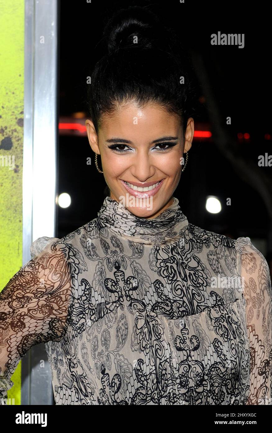 Jessica Clark attending the premiere of 'Seven Psychopaths' at the ...