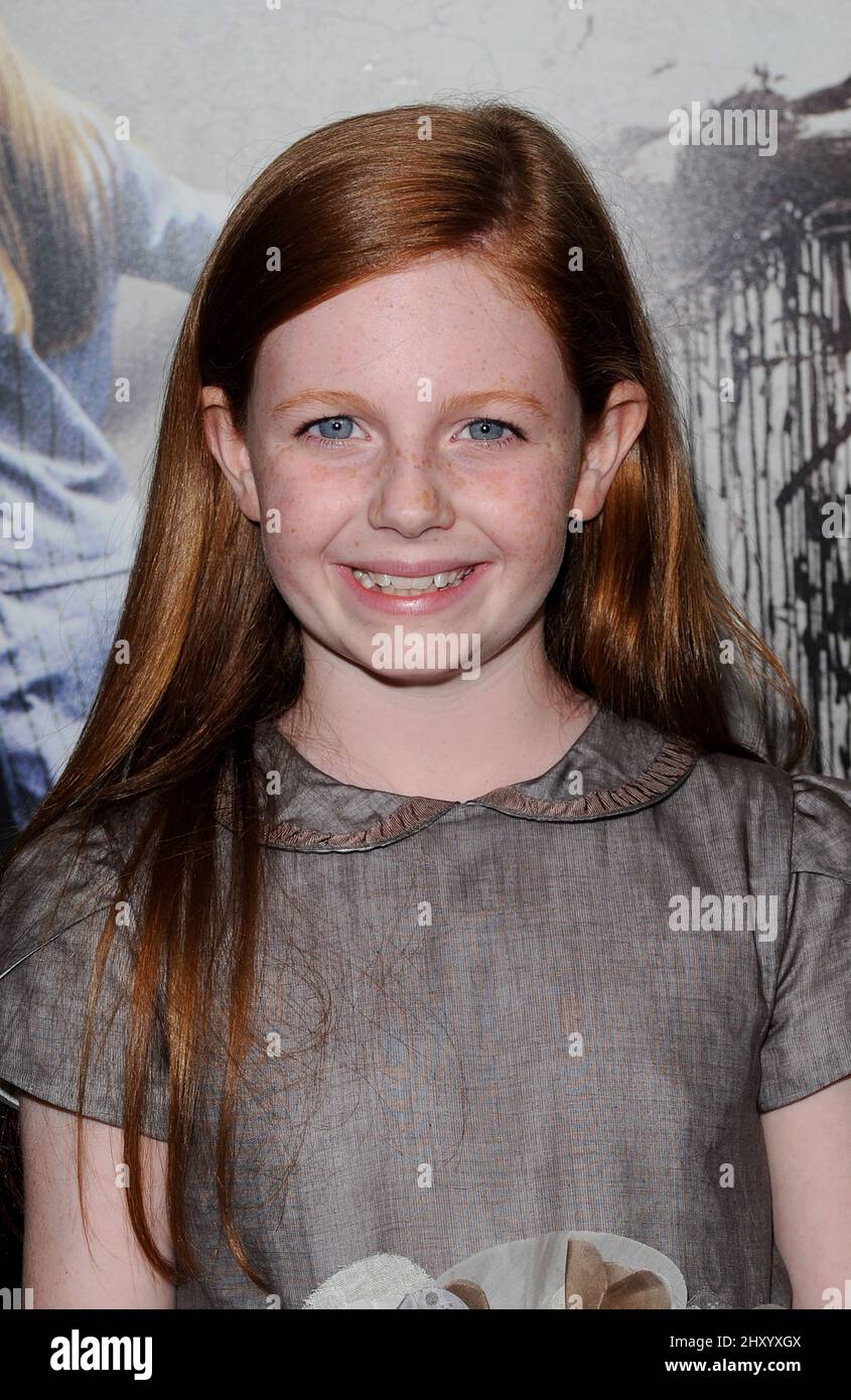 Clare Foley attending the premiere of 'Sinister' in Los Angeles Stock Photo - Alamy