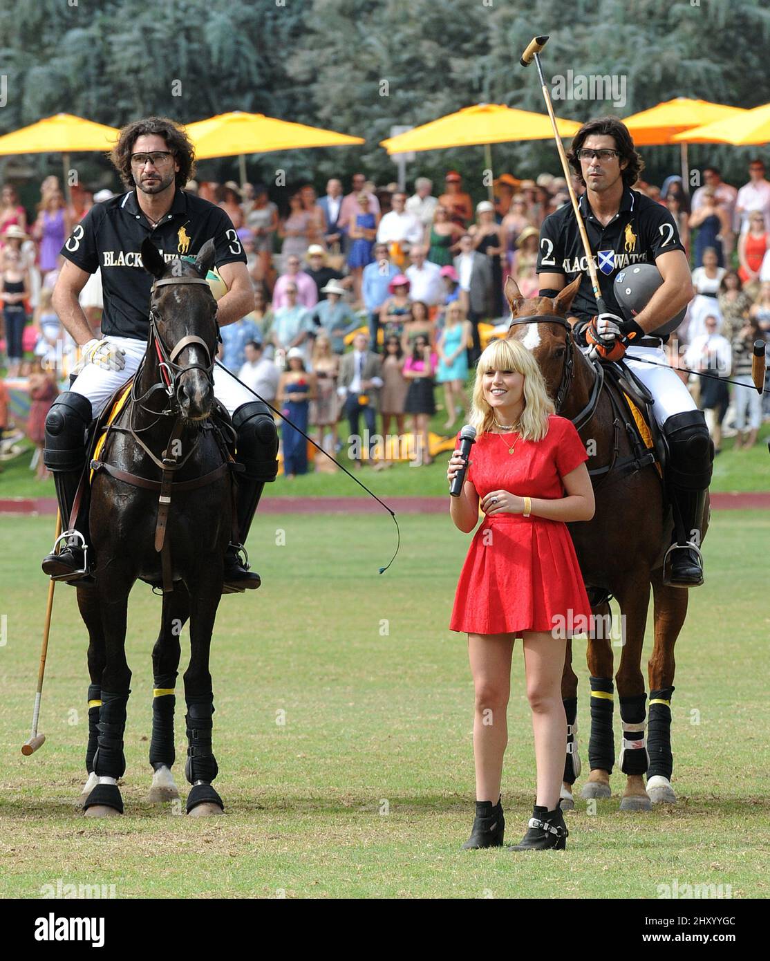 Talia Londoner and Nacho Figueras attending the 2012 Veuve Clicquot ...