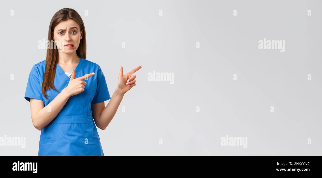 Healthcare workers, prevent virus, insurance and medicine concept ...