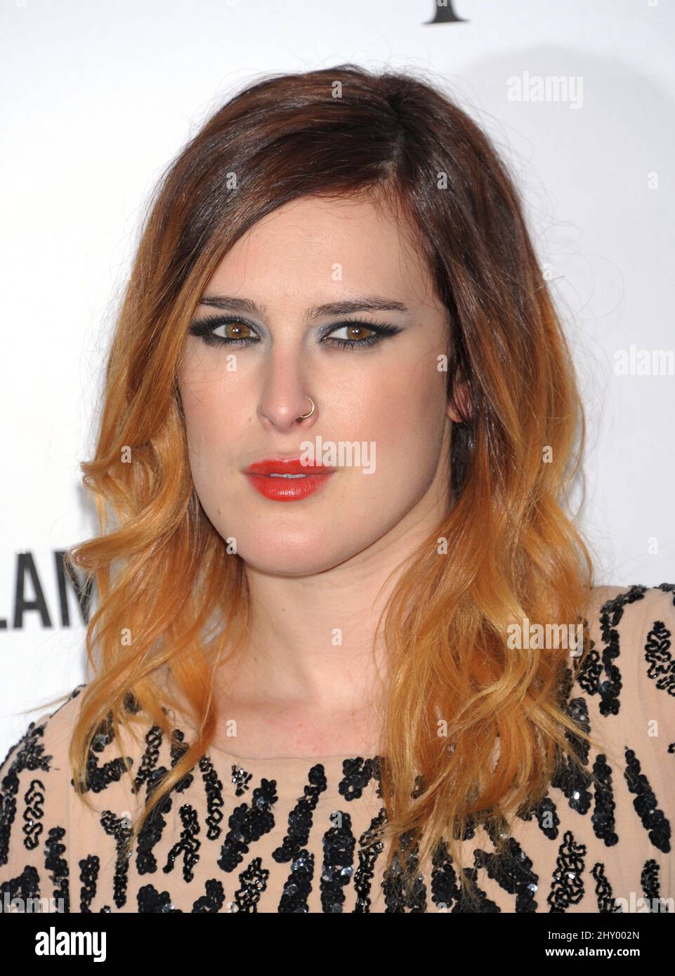 Rumer Willis attending the amfAR Inspiration Gala held at Milk Studios ...