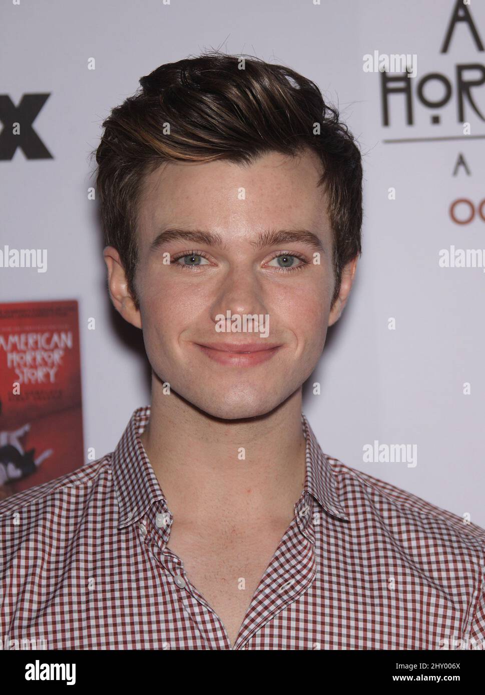 Chris Colfer attending the premiere of "American Horror Story: Asylum ...