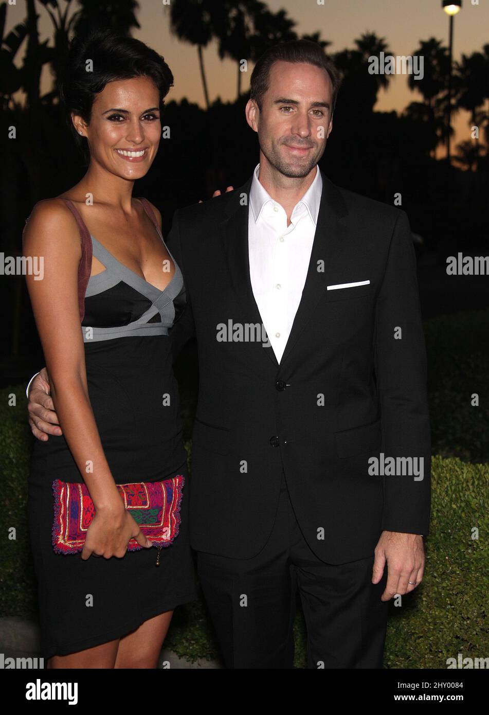 Joseph Fiennes & Maria Dolores Dieguez attending the premiere of ...