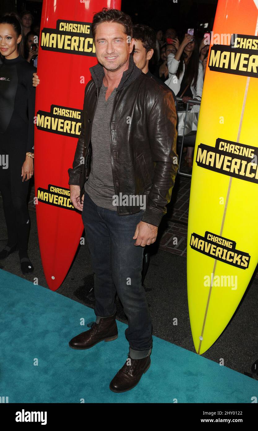 Gerard Butler "Chasing Mavericks" - Los Angeles Premiere held at the ...