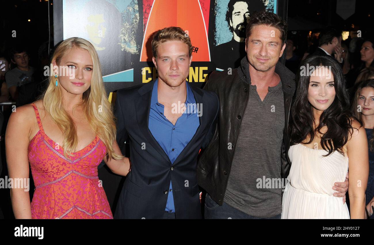 Leven Rambin Jonny Weston Gerard Butler And Abigail Spencer Chasing