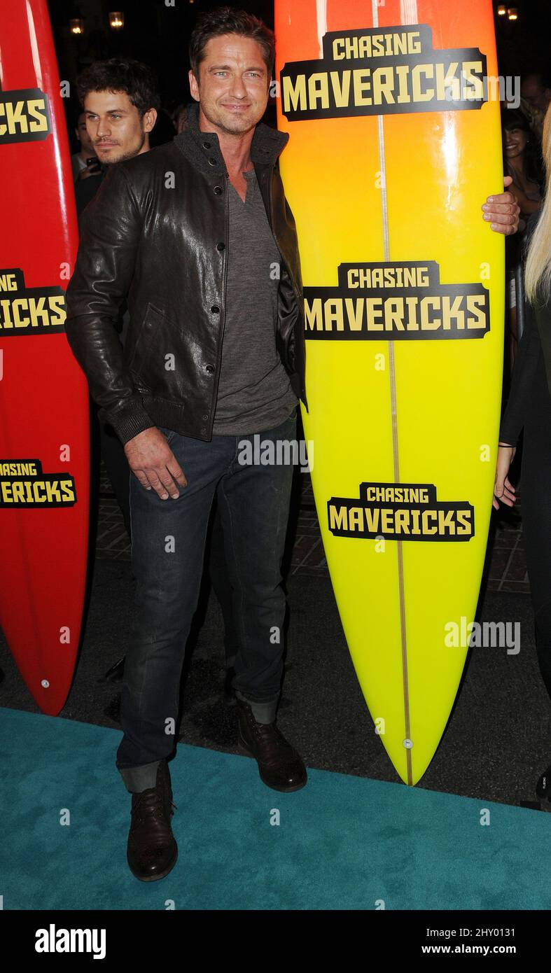 Gerard Butler "Chasing Mavericks" - Los Angeles Premiere held at the ...