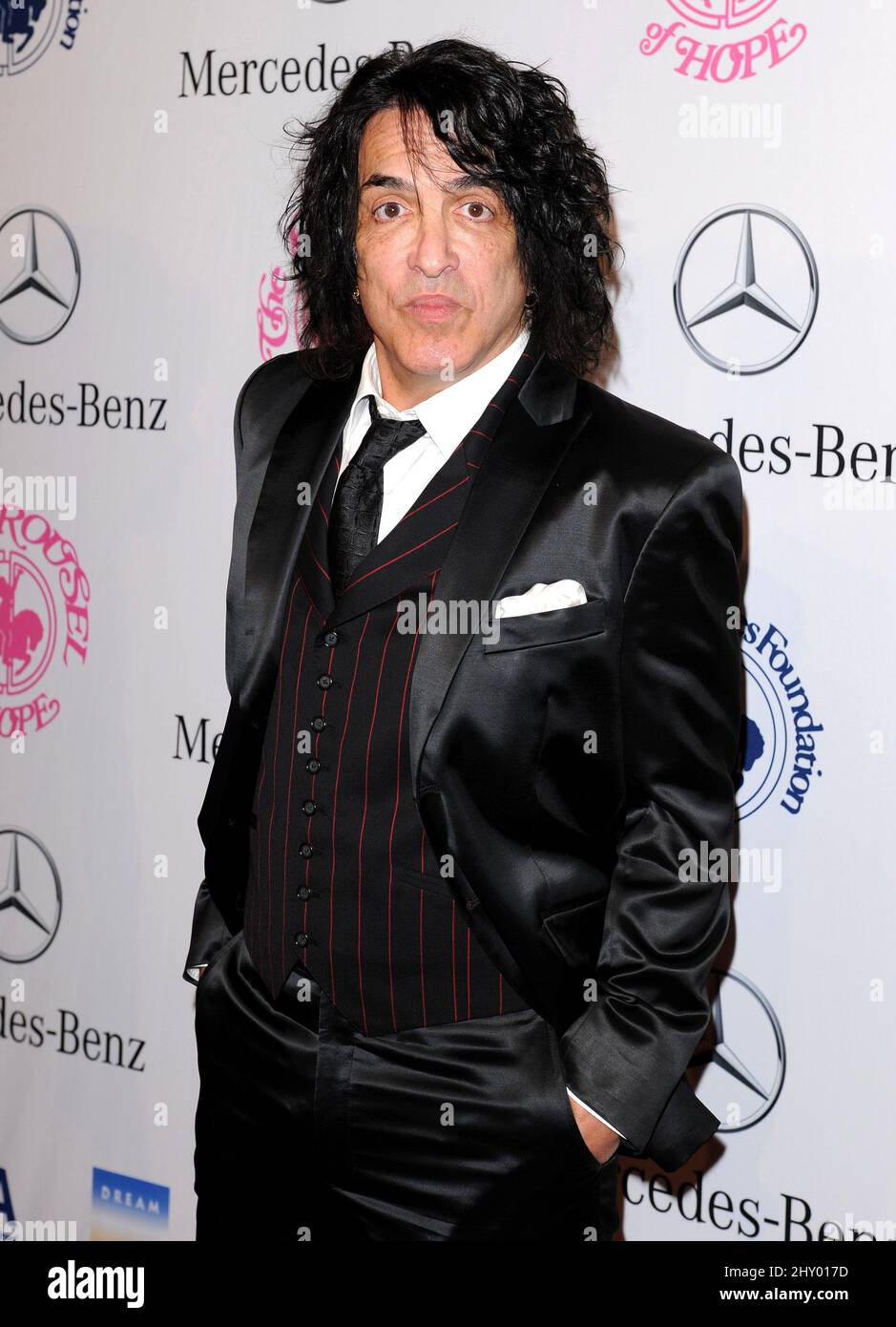 Paul Stanley, of KISS attending the 2012 Carousel of Hope Gala held at ...