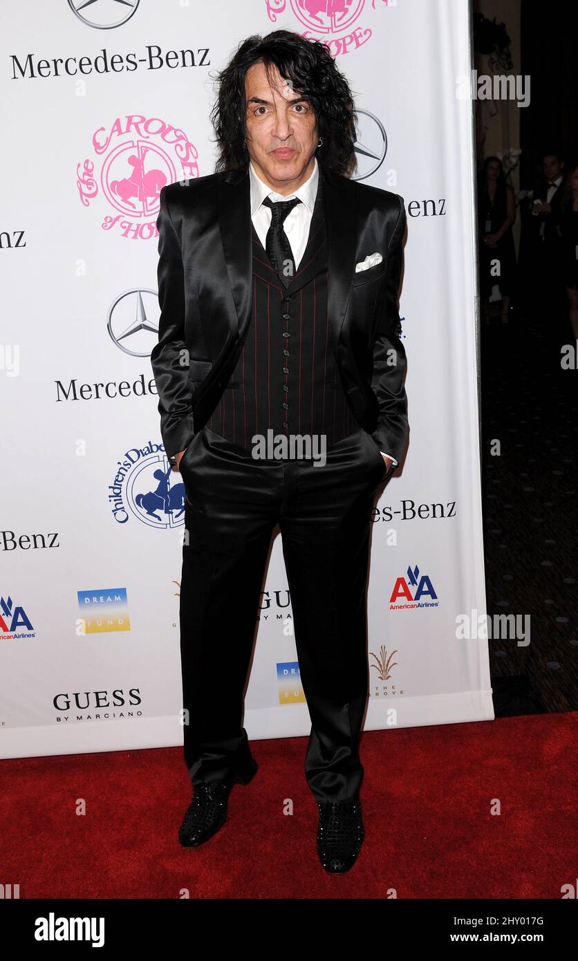 Paul Stanley, of KISS attending the 2012 Carousel of Hope Gala held at ...