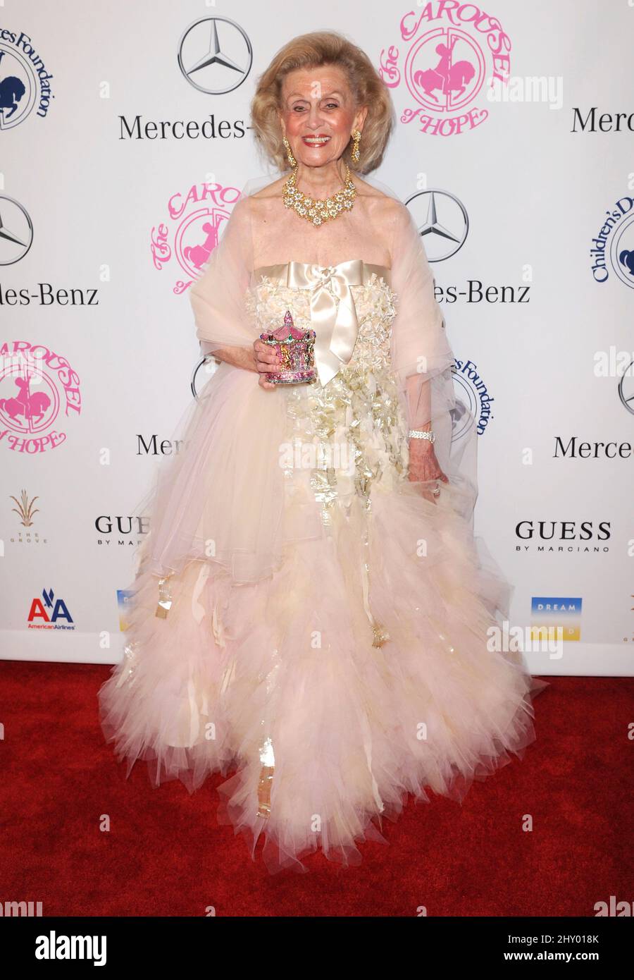 Barbara Davis attending the 2012 Carousel of Hope Gala held at the ...