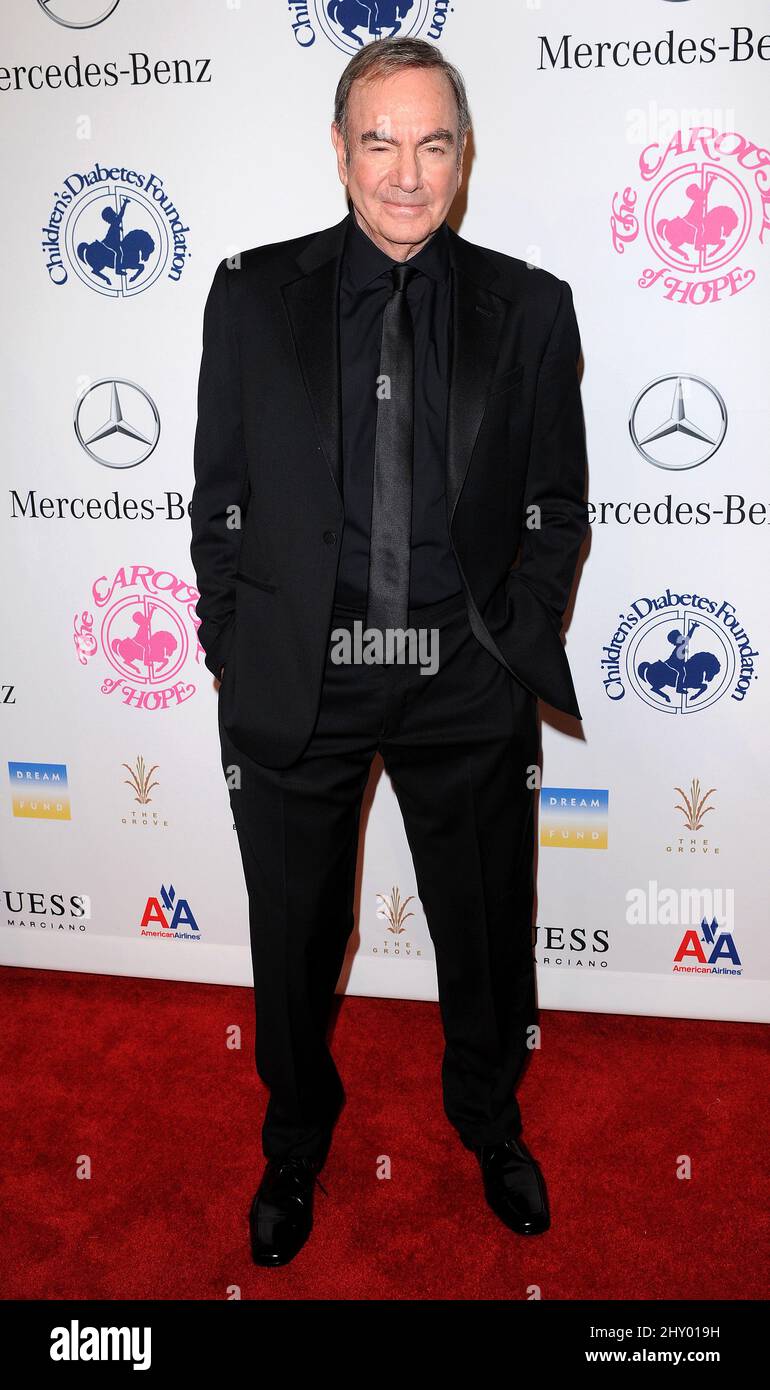 Neil Diamond attending the 2012 Carousel of Hope Gala held at the ...