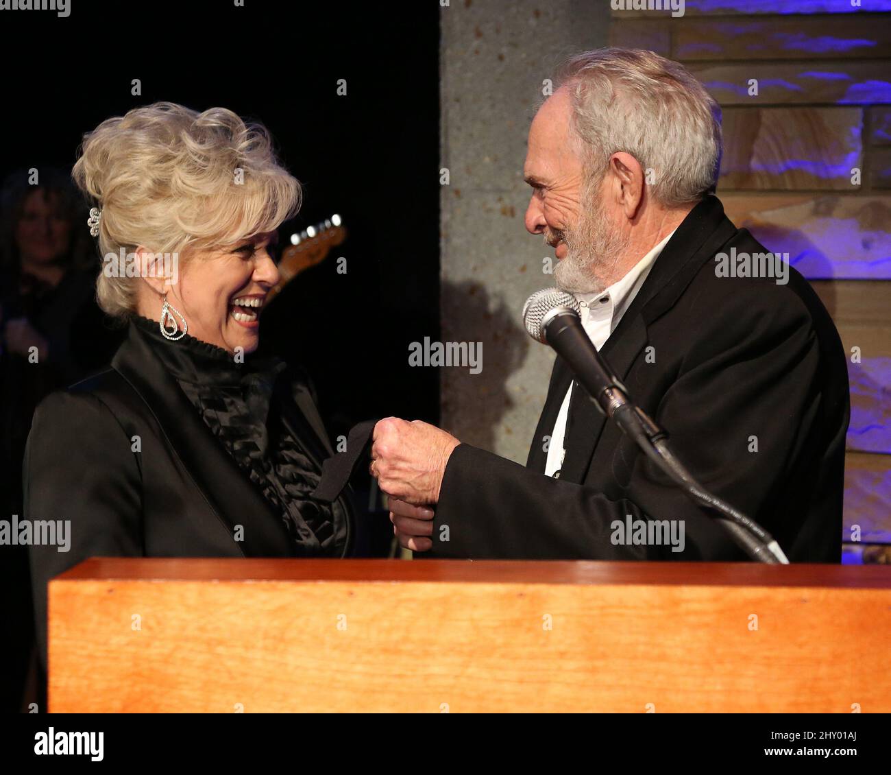 Merle Haggard and Connie Smith during the Country Music Hall of Fame ...