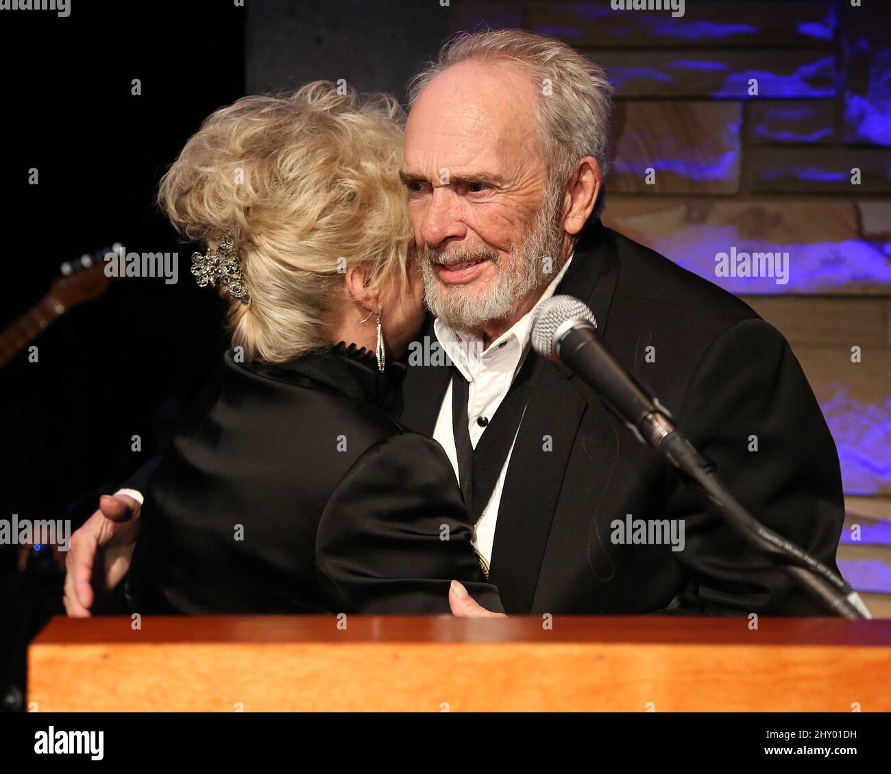 Merle Haggard and Connie Smith during the Country Music Hall of Fame ...