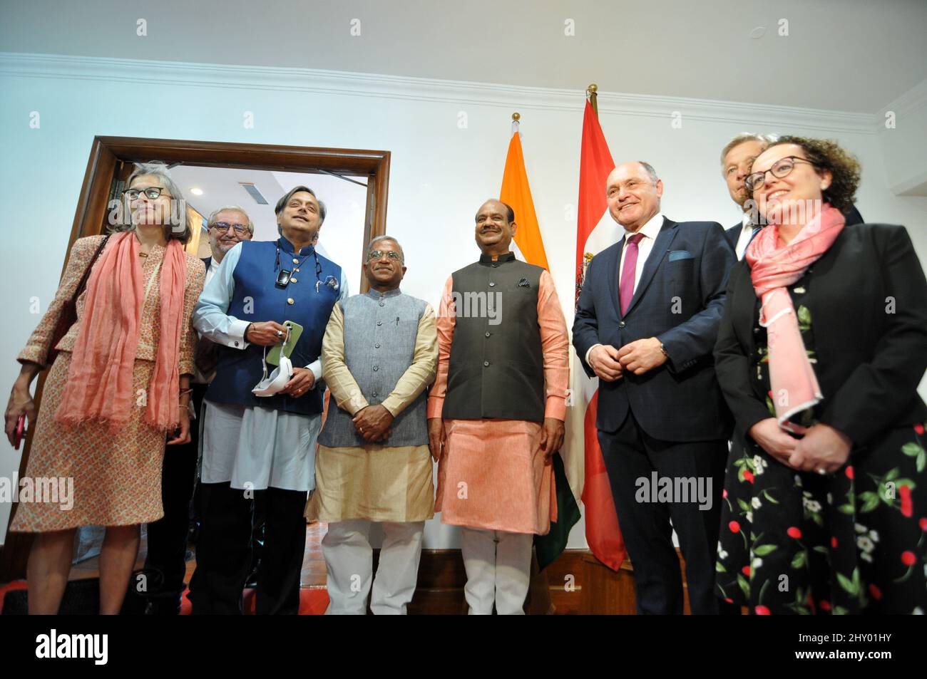 New Delhi, India. 14th Mar, 2022. Speaker of Austrian Parliament ...