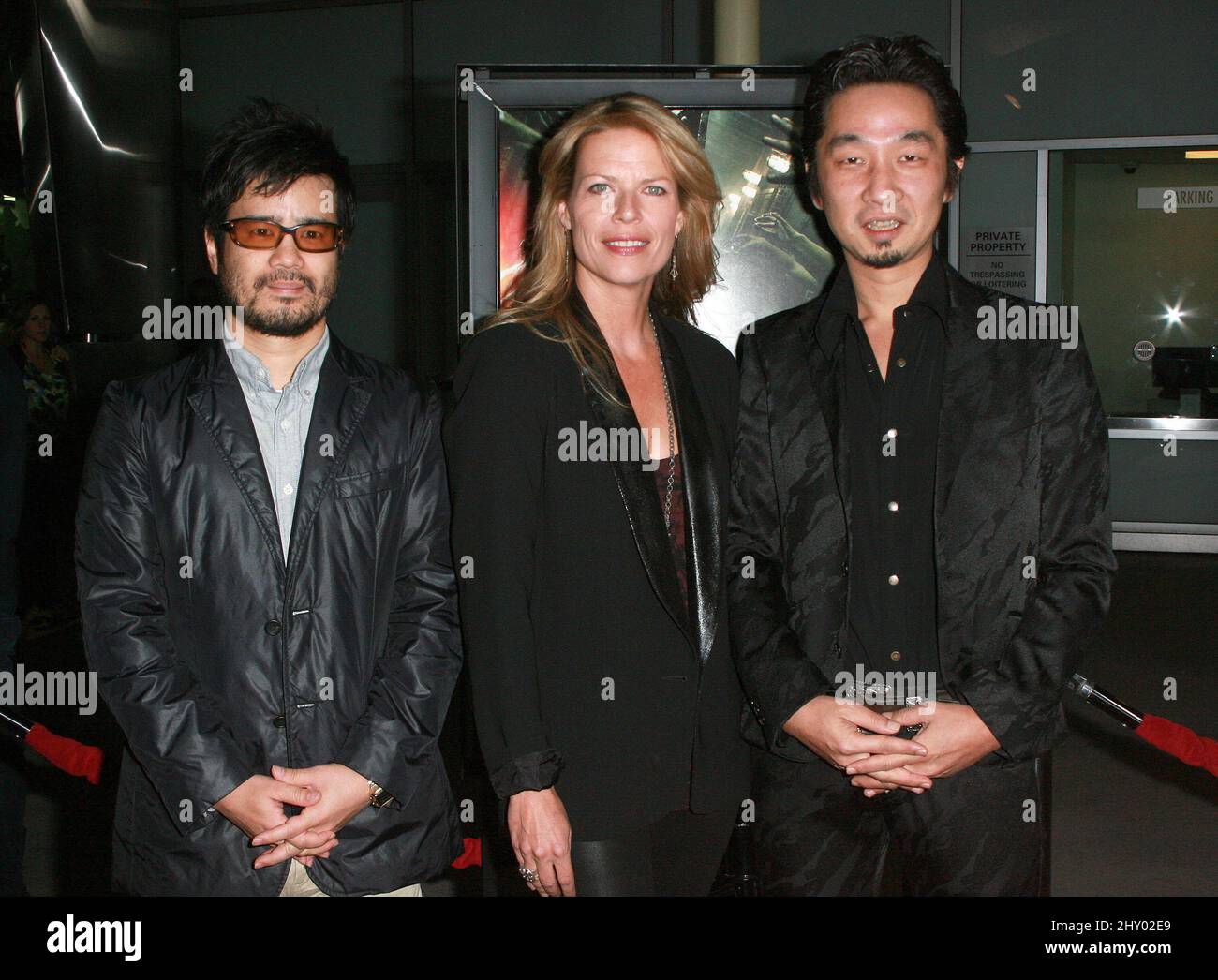 Hideyuki Shin, Mary Elizabeth McGlynn and Akira Yamaoka attending the ...