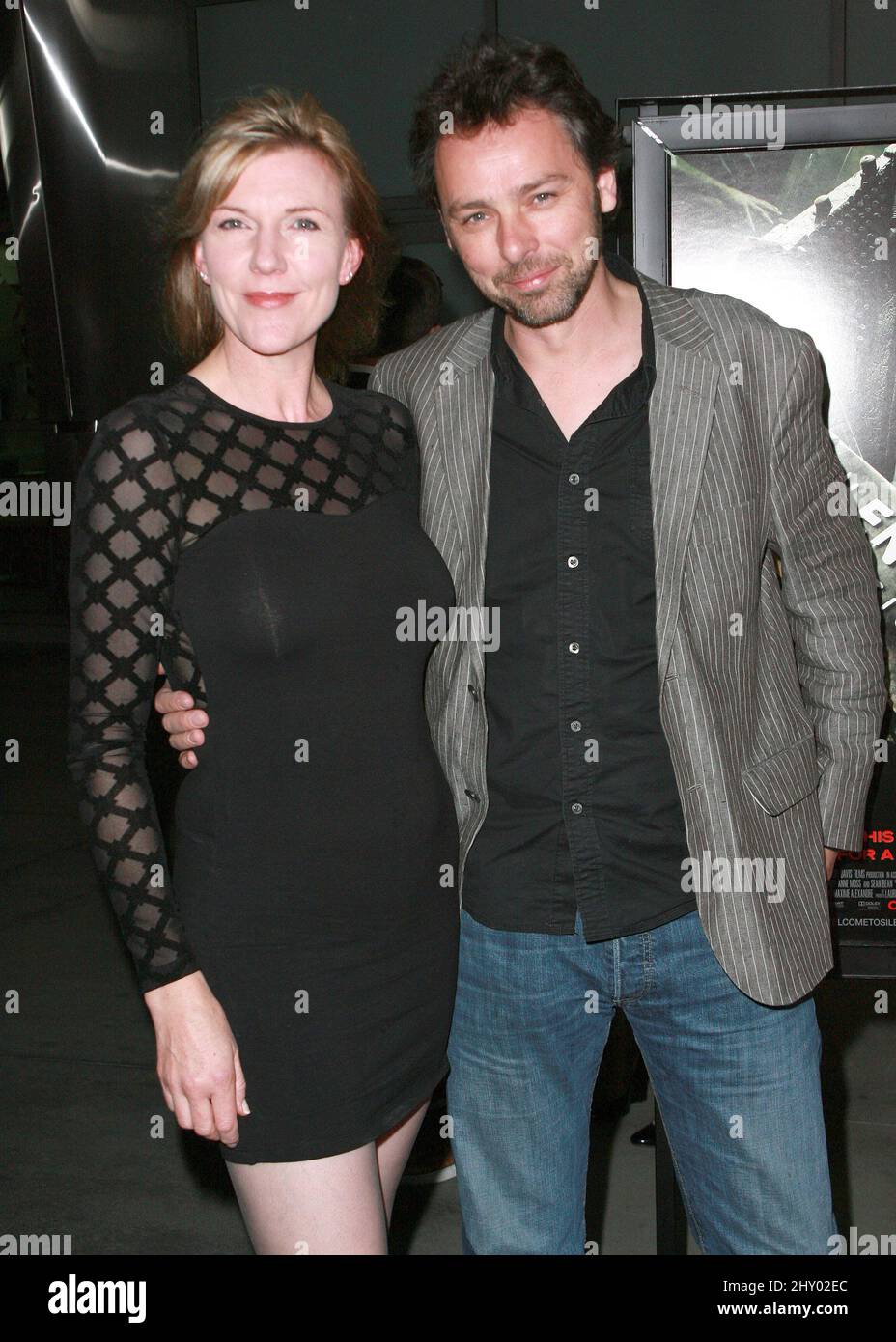 Michael J. Bassett and wife attending the premiere of Silent Hill ...