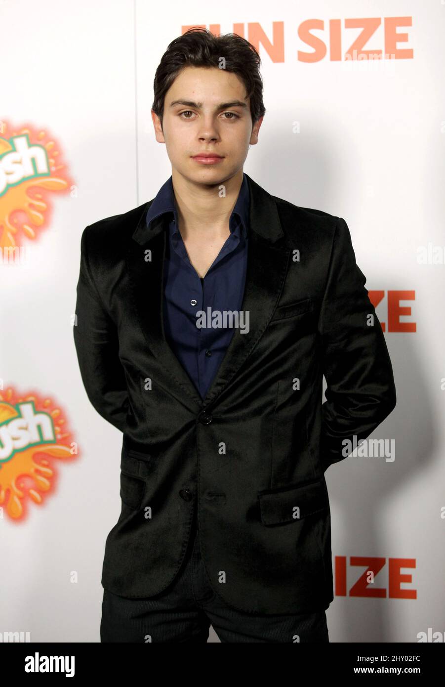 Jake T. Austin attending the 'Fun Size" Premiere held at Paramount ...