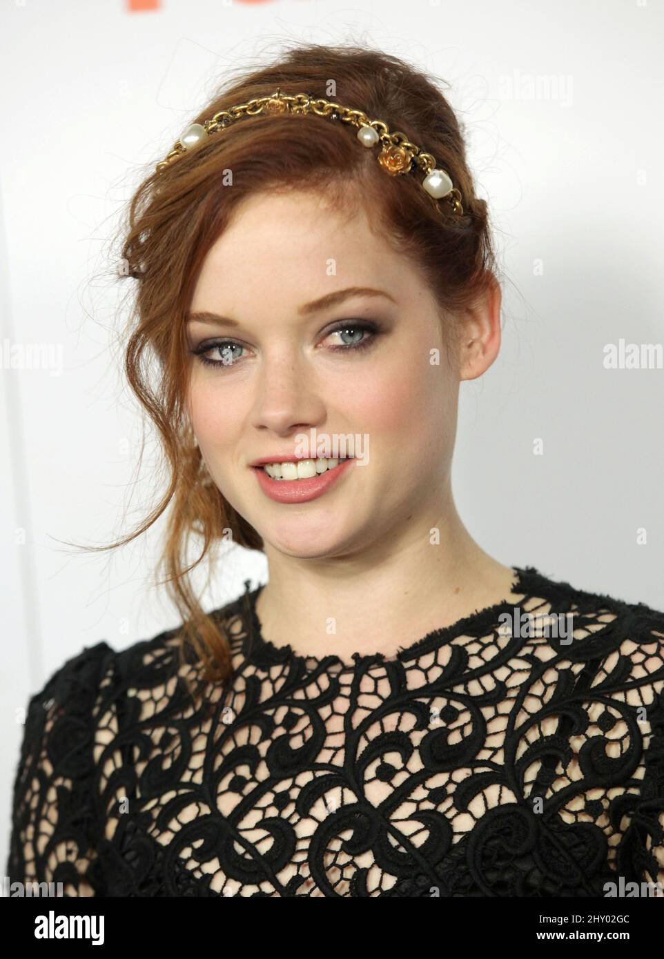 Jane Levy attending the 'Fun Size" Premiere held at Paramount Theatre in Los Angeles, USA Stock ...